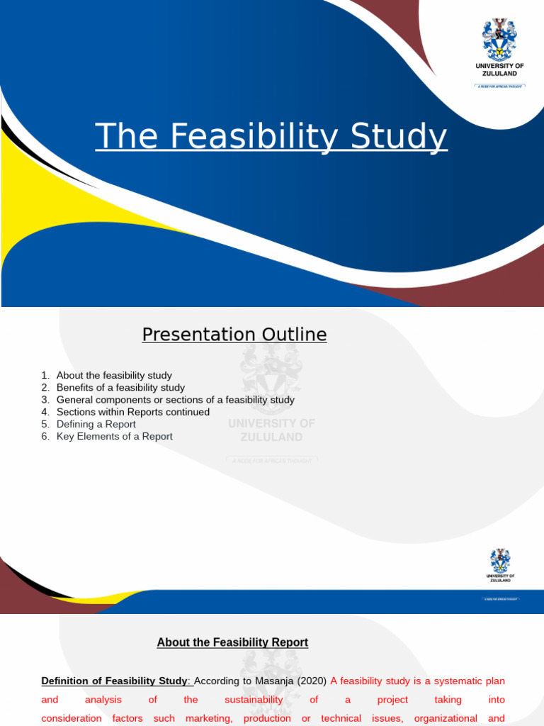 The Feasibility Study | PDF | Feasibility Study | Sustainability