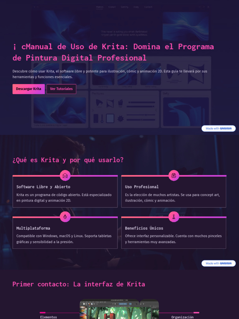 CManual de Uso de Krita Domina El Programa de Pintura Digital Profesional | PDF | Adobe ...