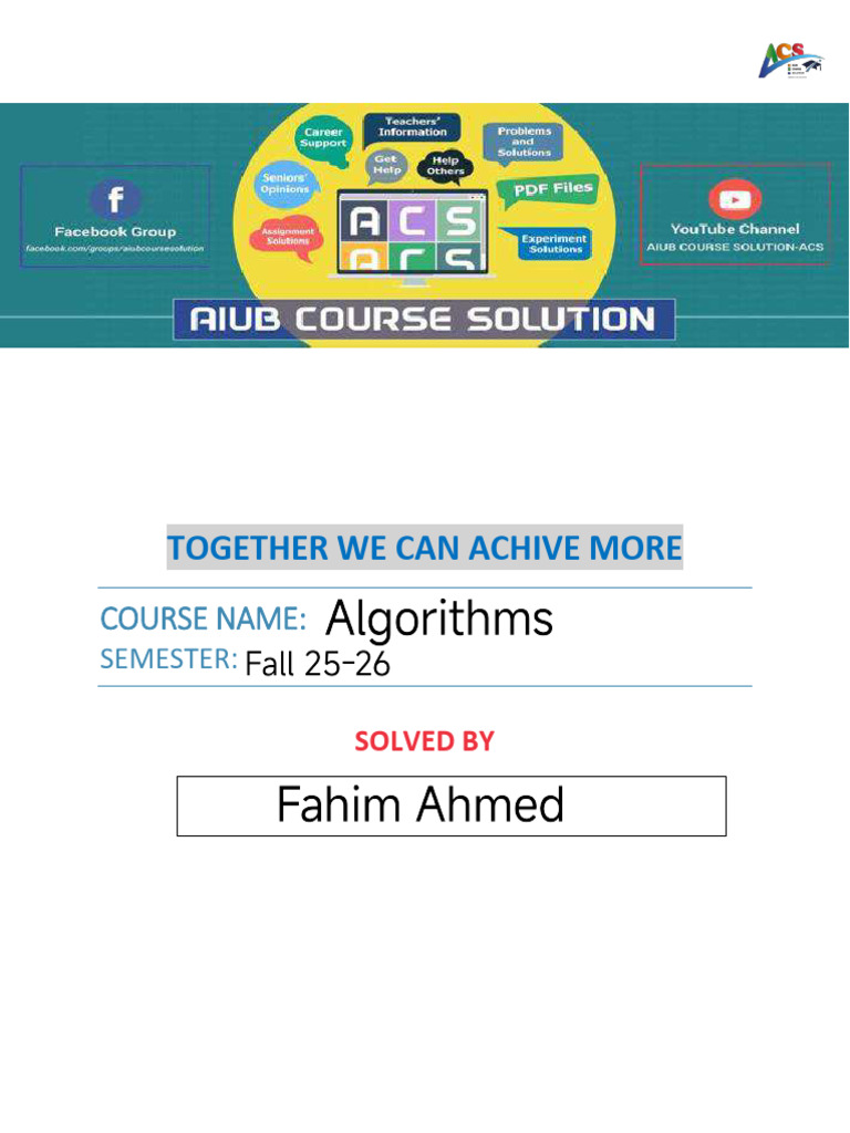 Algorithms Time Complexity Asymptotic Notation Growth Function Selection Sort&Insertion Sort ...