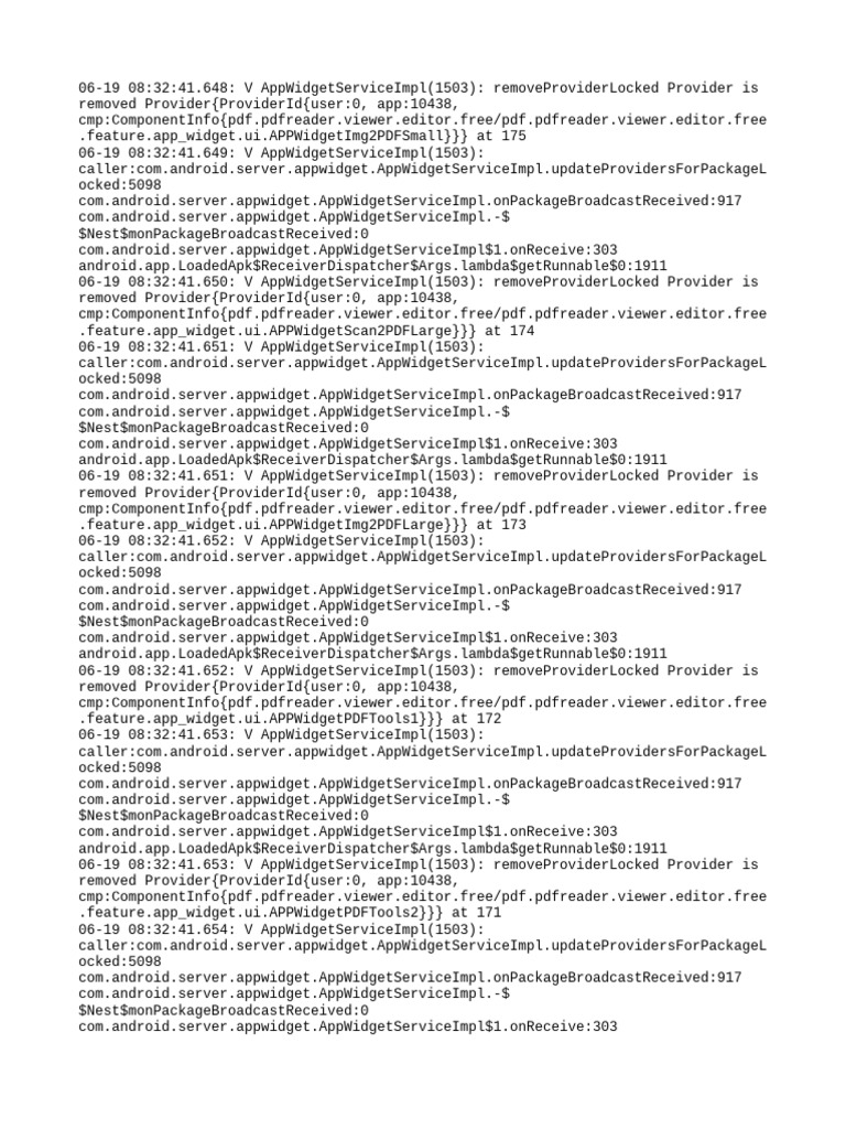 Appwidget History Log0 | PDF | Tablet Computer | Embedded Linux