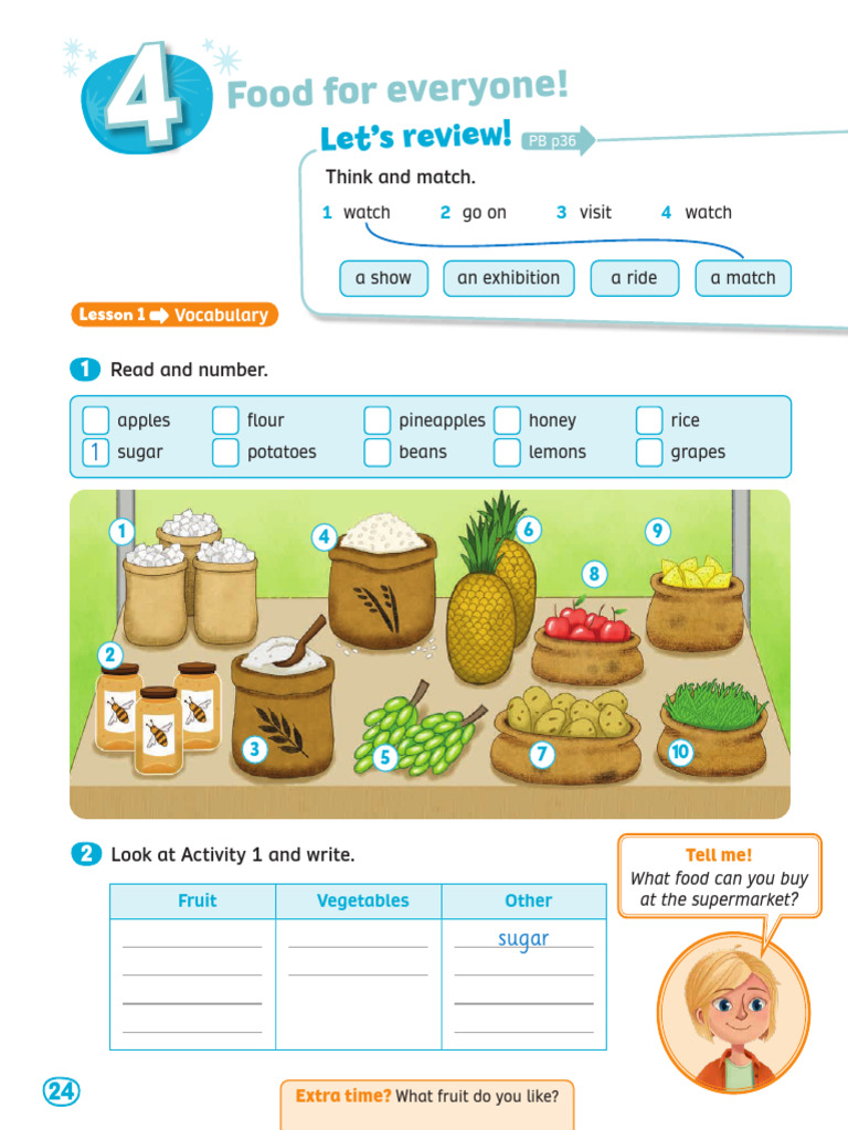 Fruit and Food Vocabulary Activities | PDF | Juice | Diet & Nutrition