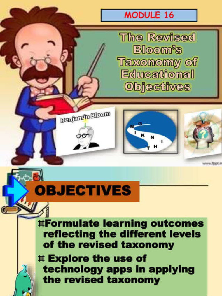 Module 16 the Revised Bloom's Taxonomy | PDF
