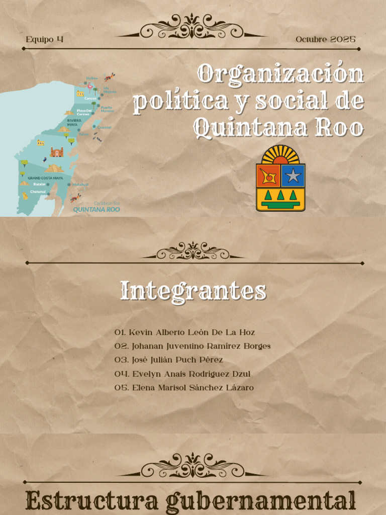Estructura Política y Social de Quintana Roo | PDF | Quintana Roo