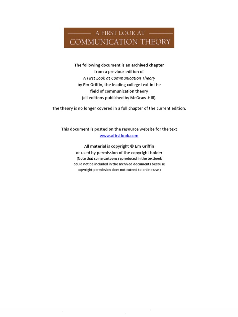 Action Assembly Theory | PDF | Theory | Mind