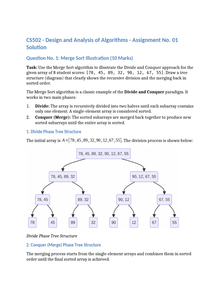 cs502 solution | PDF | Time Complexity | Logarithm