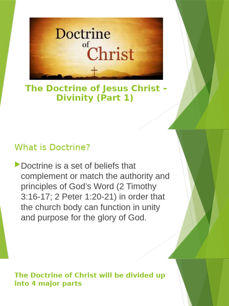 The Divinity of Jesus Christ Explained | PDF | Jesus | Gospel Of John
