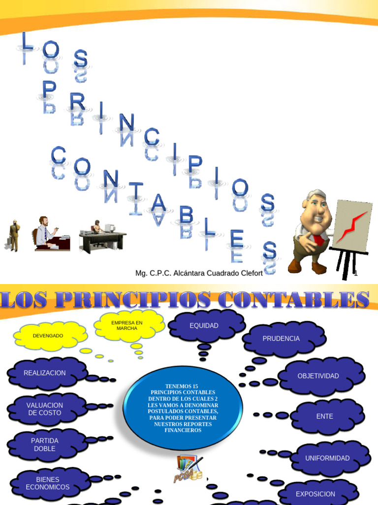 A 1 DIAPOS Principios Contables | PDF | Contabilidad | Estado financiero