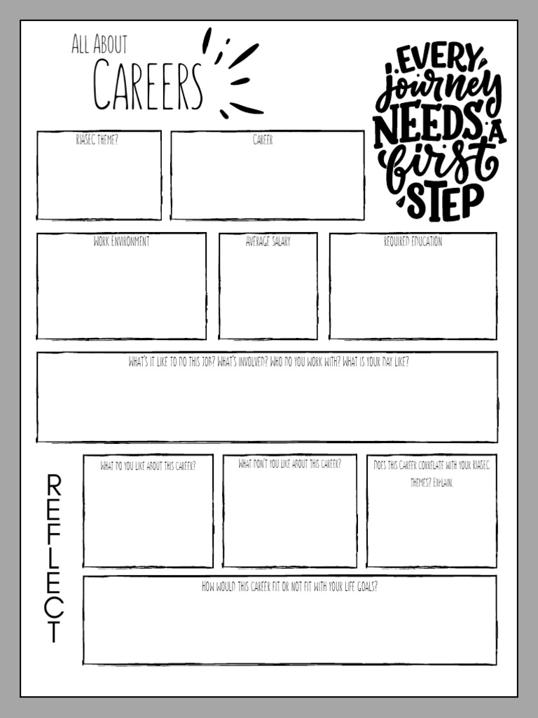 Career Exploration WKST Packet | PDF