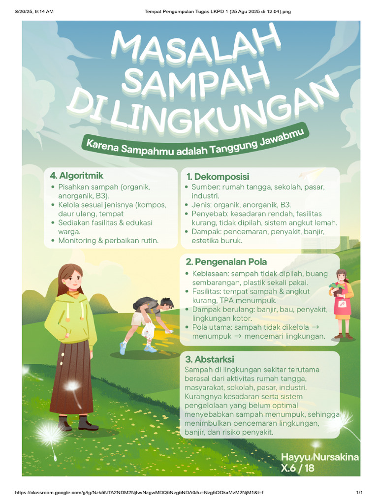 Tempat Pengumpulan Tugas LKPD 1 | PDF