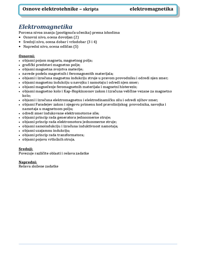 Elektromagnetika SVE | PDF