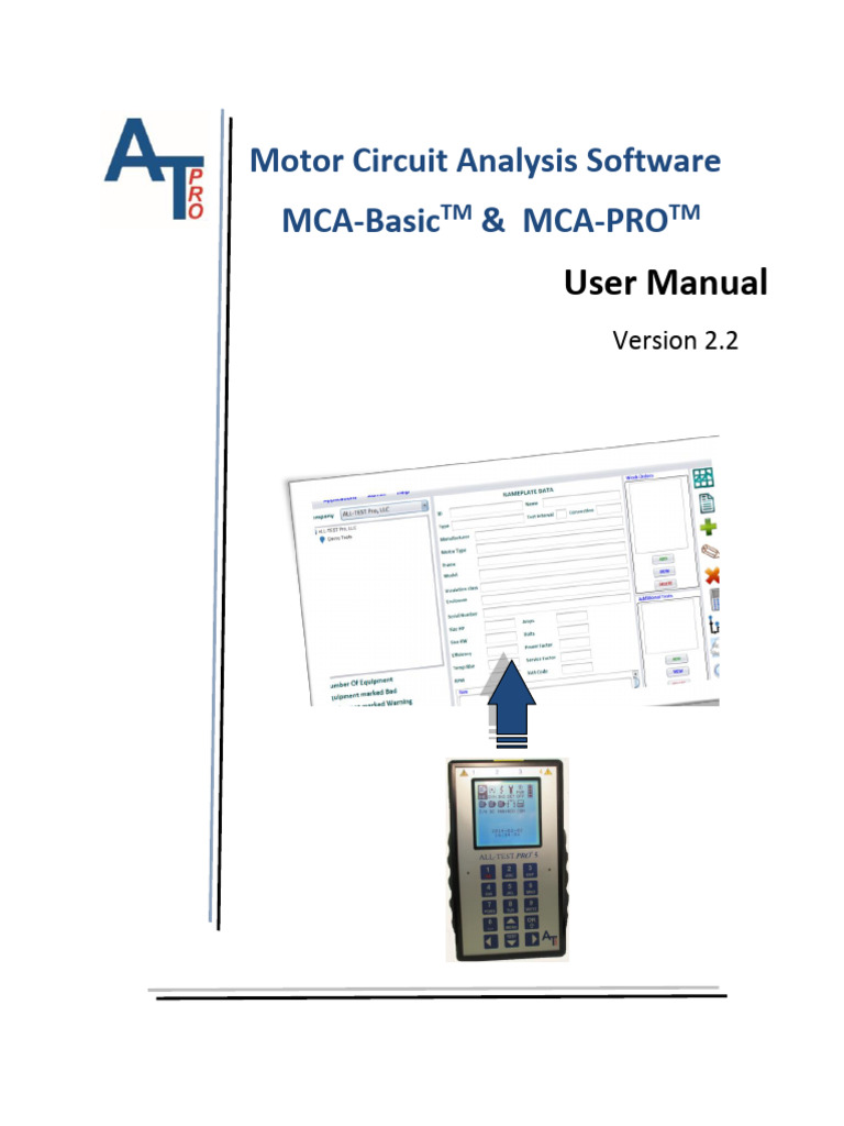 MCA Software User Manual Ver 2.2 | PDF | Icon (Computing) | Computer File