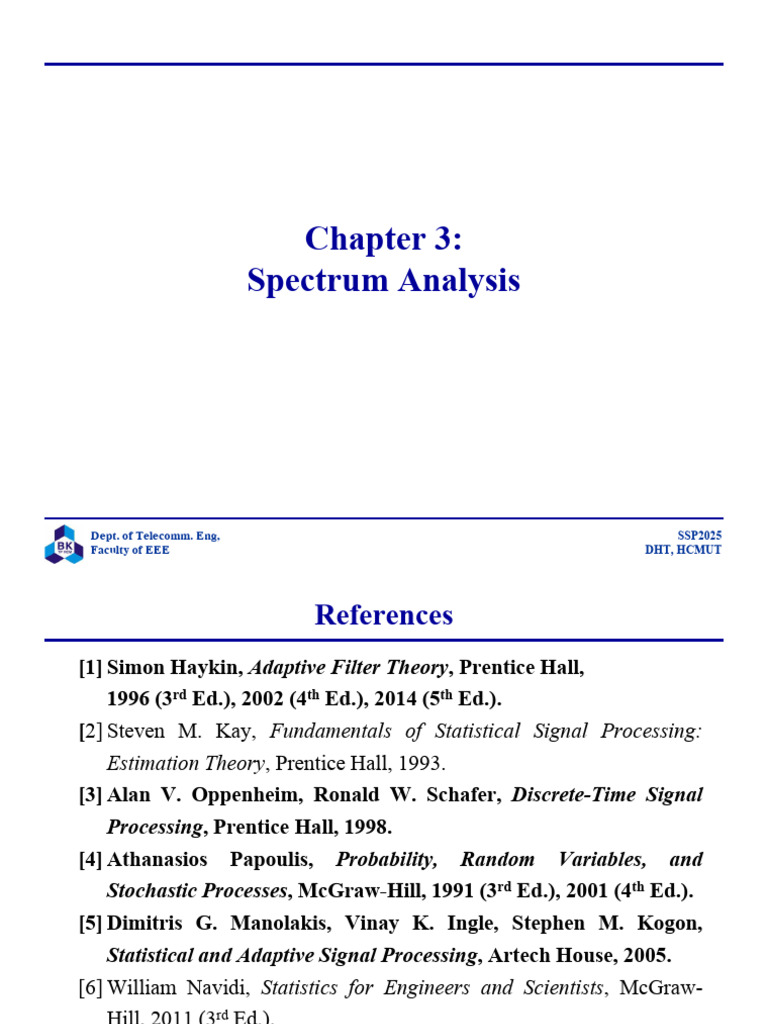 Spectrum Analysis in Telecommunications | PDF | Signal To Noise Ratio ...