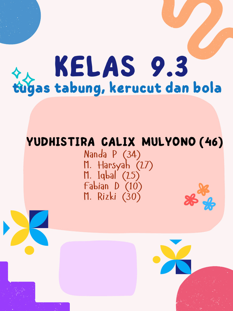 Yudhistira 9.3 Tabung Kerucut Bola | PDF