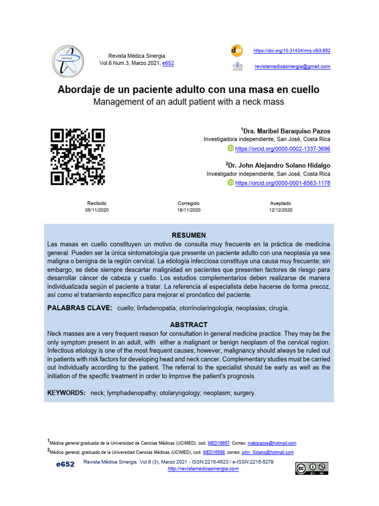 652-Texto del artículo-5979-1-10-20220712 | PDF | Tiroides | Cáncer