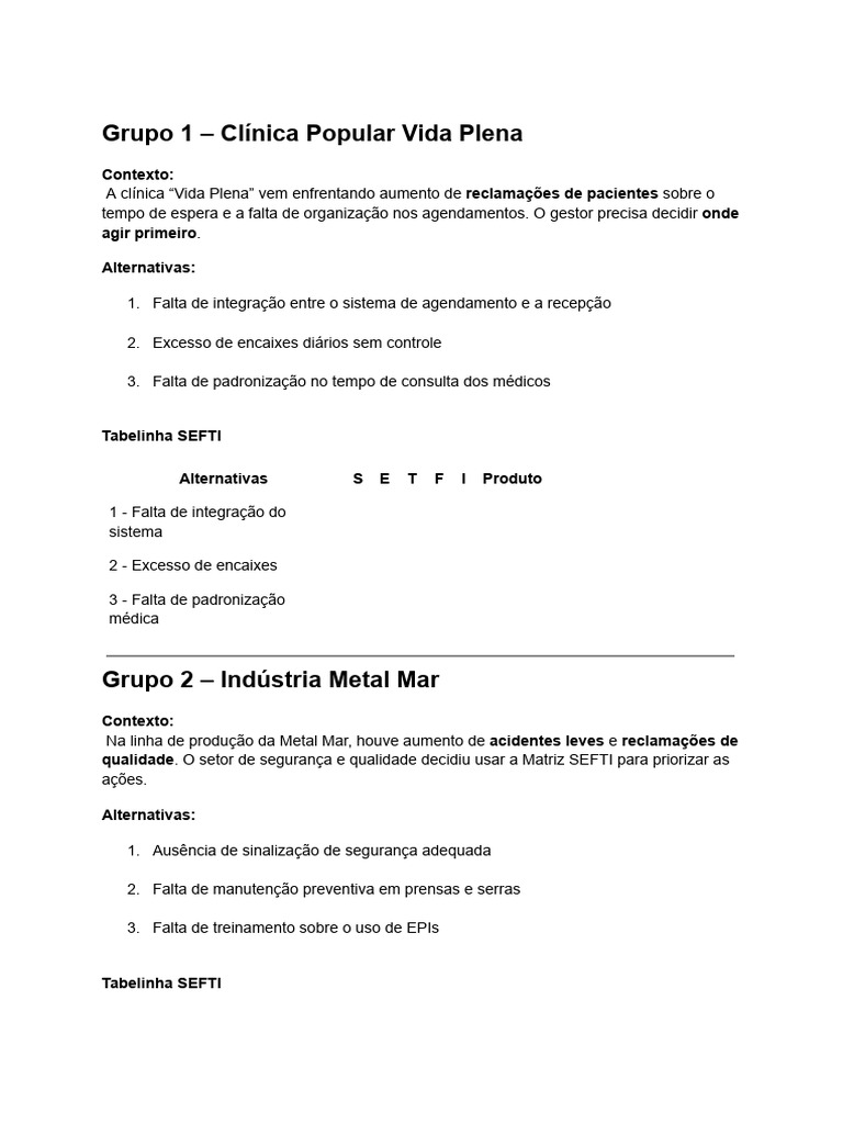 Prioridades de Ação em Gestão SEFTI | PDF | Padronização | Despesa