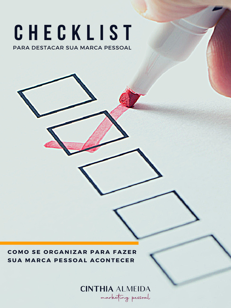 Checklist para Organizar sua Marca Pessoal | PDF | Gestão de marcas ...