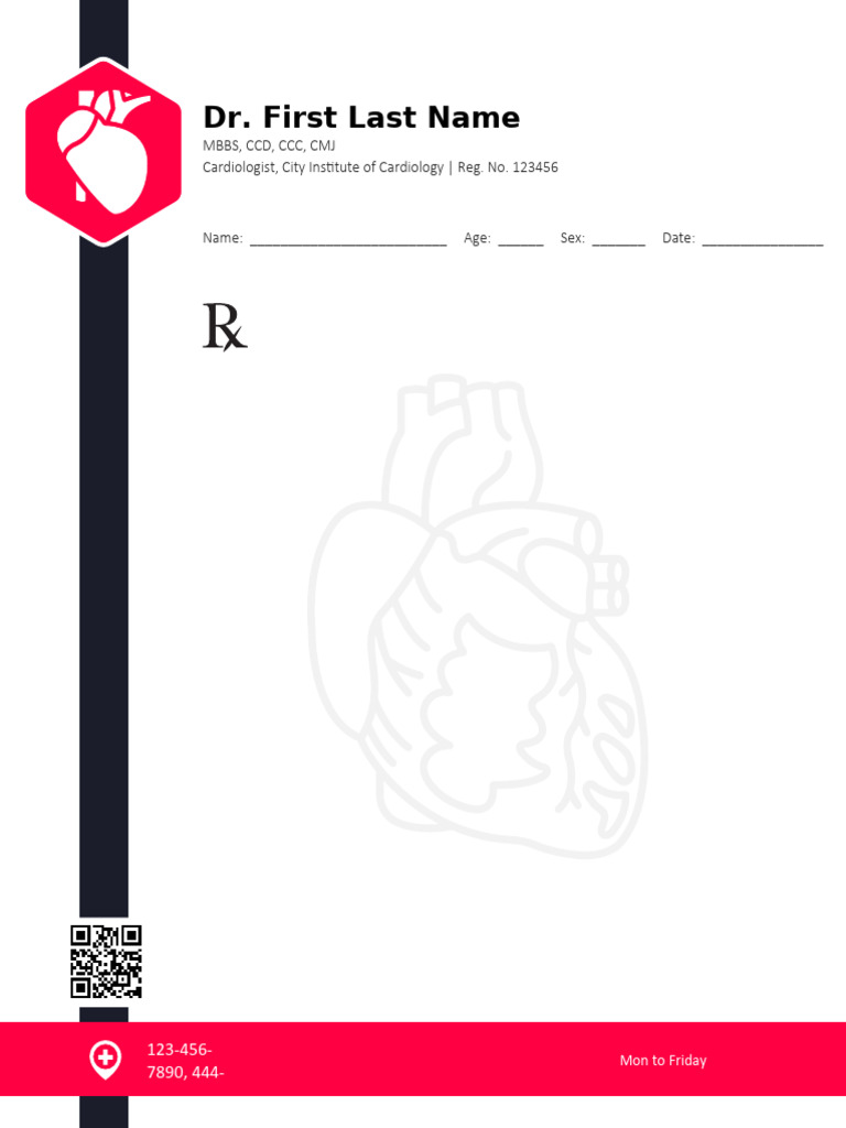 Dr. First Last Name - Cardiologist Info | PDF