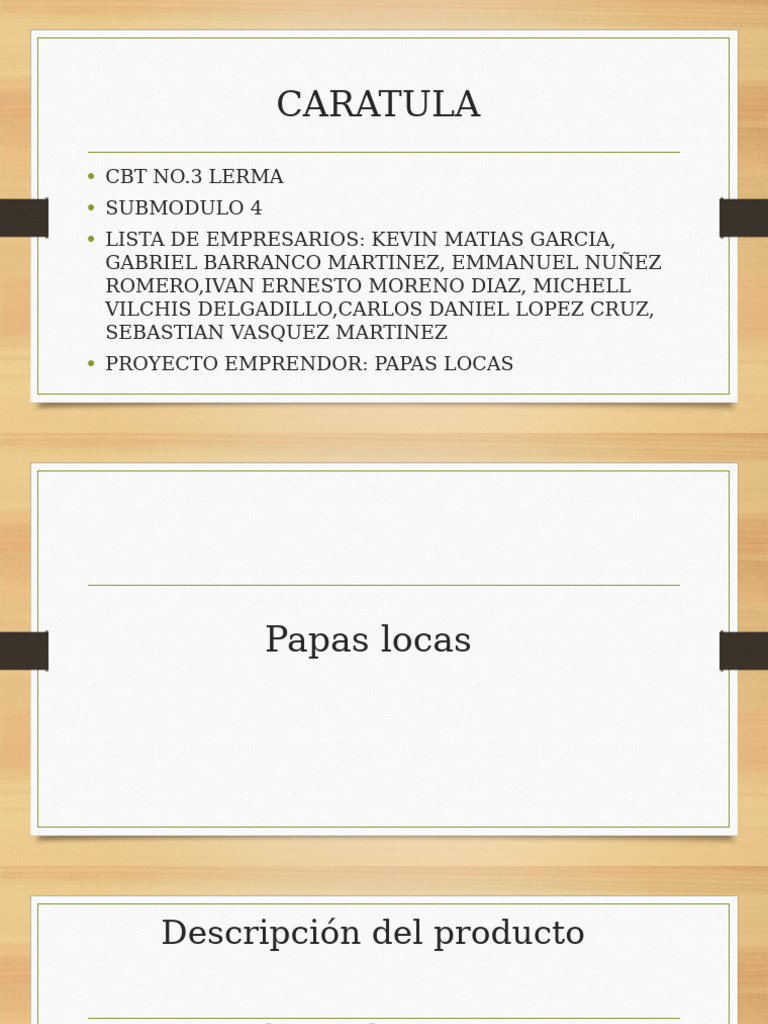 Papas Locas | PDF