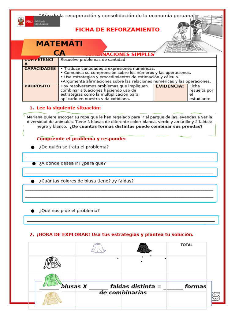F.ref. Mate Combinaciones Simples 933623393 | PDF