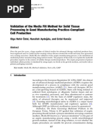 Aseptic Media-Fill Testing Guidelines | PDF | Pharmacist | Syringe