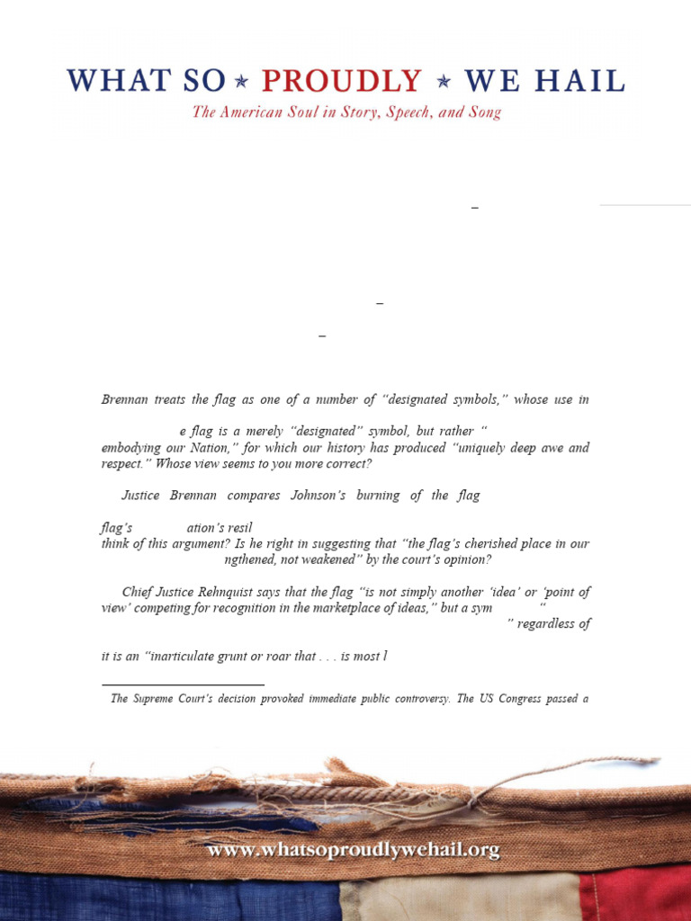 Brennan FromTexas V Johnson | PDF | Supreme Court Of The United States