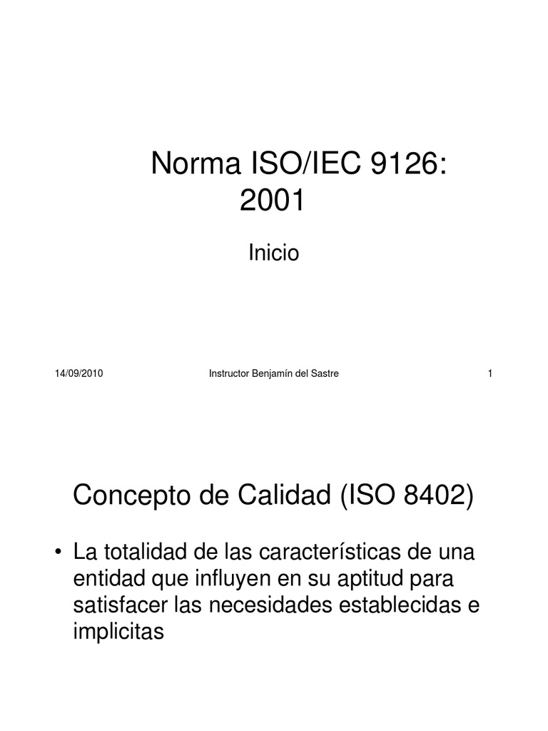 Norma ISO 9126 español | Usabilidad | Software