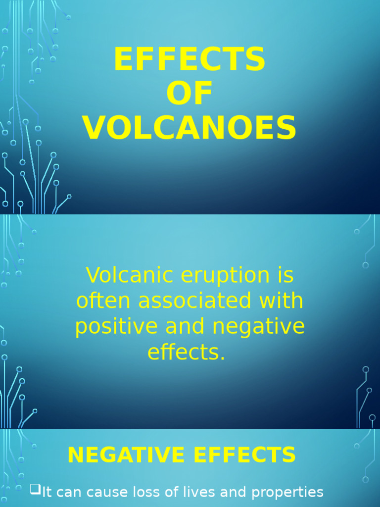 EFFECTS of Volcanoes | PDF