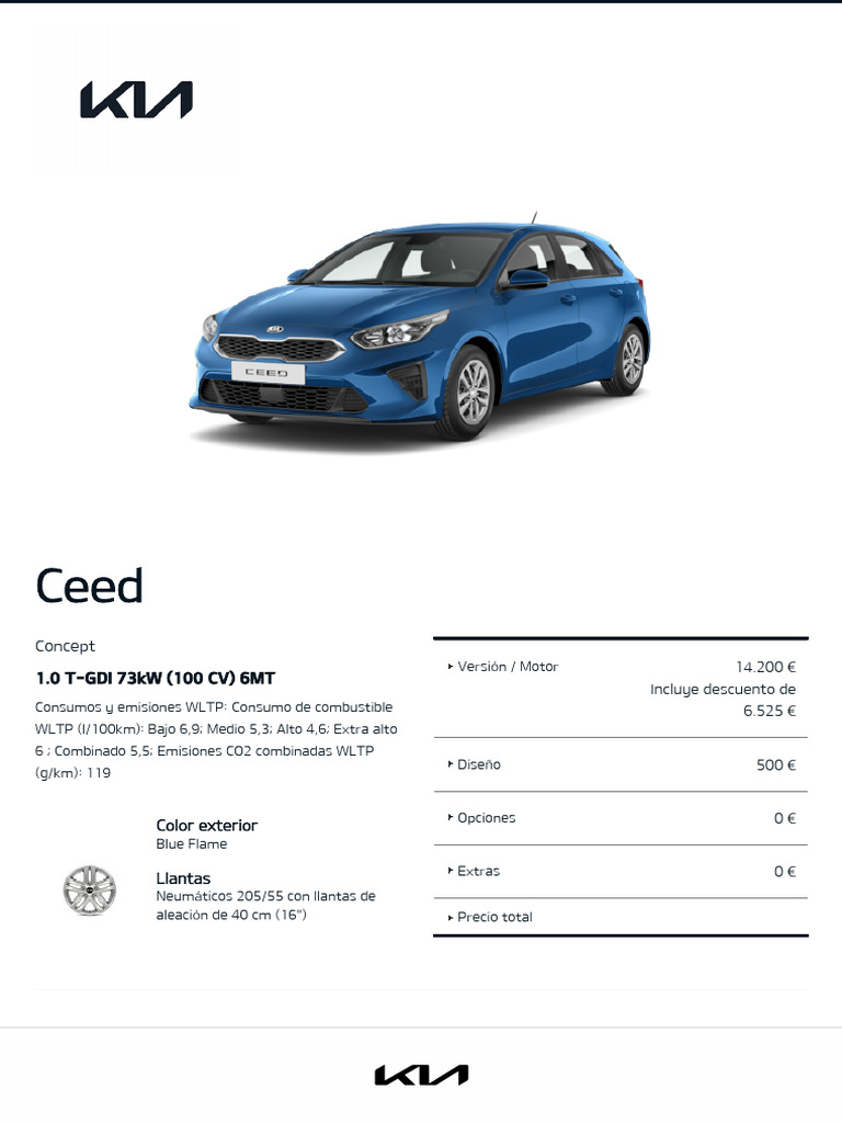 Kia Configurator Ceed Concept 20210114 | PDF | Airbag | Vehículos con ...