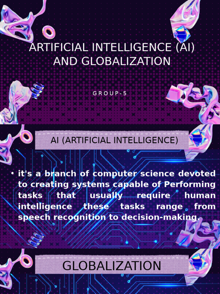 Ai and Globalization | PDF | Artificial Intelligence | Intelligence (AI) & Semantics