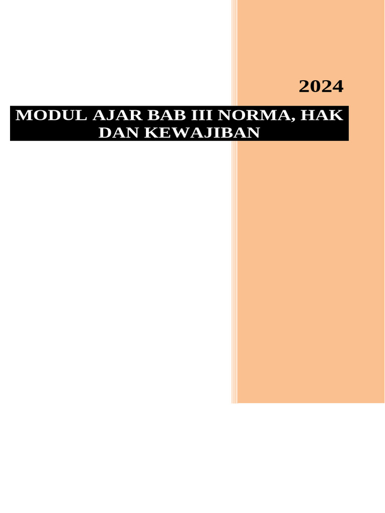 MODUL AJAR BAB III PERTEMUAN 11 Dan 12 | PDF