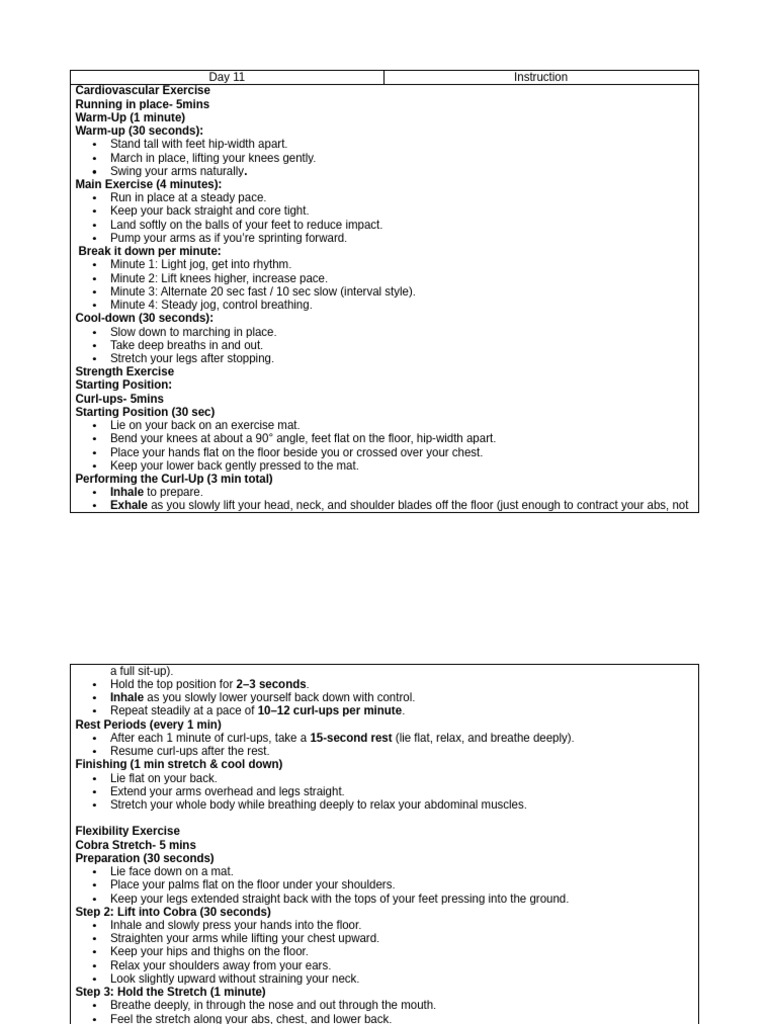 DAY 11 | PDF | Breathing | Foot