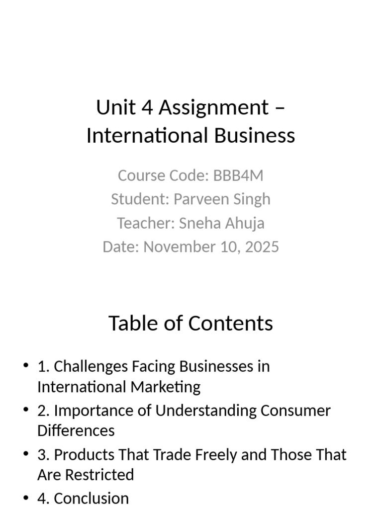 Unit4 Assignment Parveen Singh | PDF