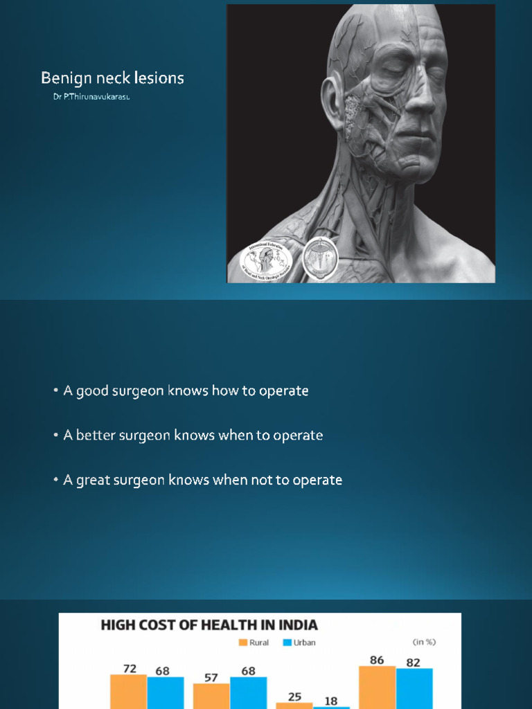 Benign Neck Lesions - Prof. P Thirunavukarasu | PDF | Thyroid | Neoplasms
