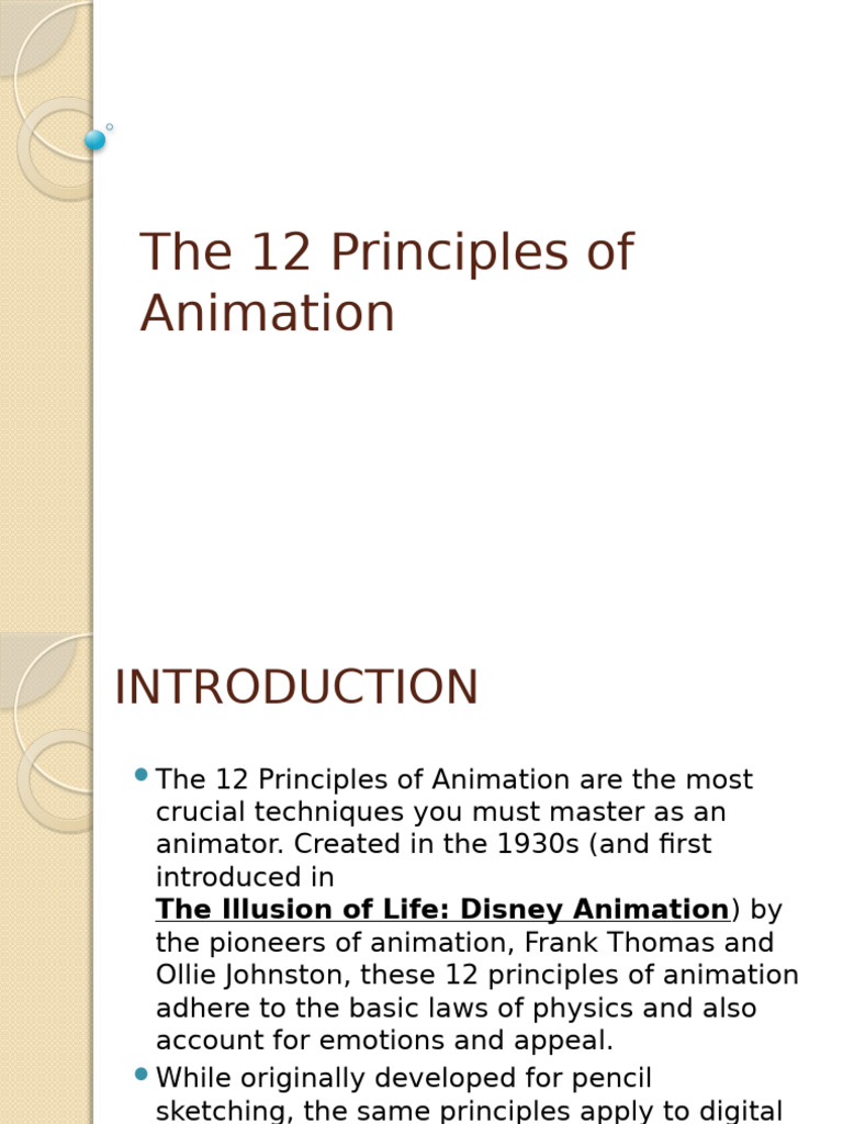 Mastering Animation's 12 Principles | PDF