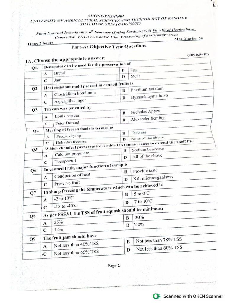 6th Sem End Term Papers | PDF