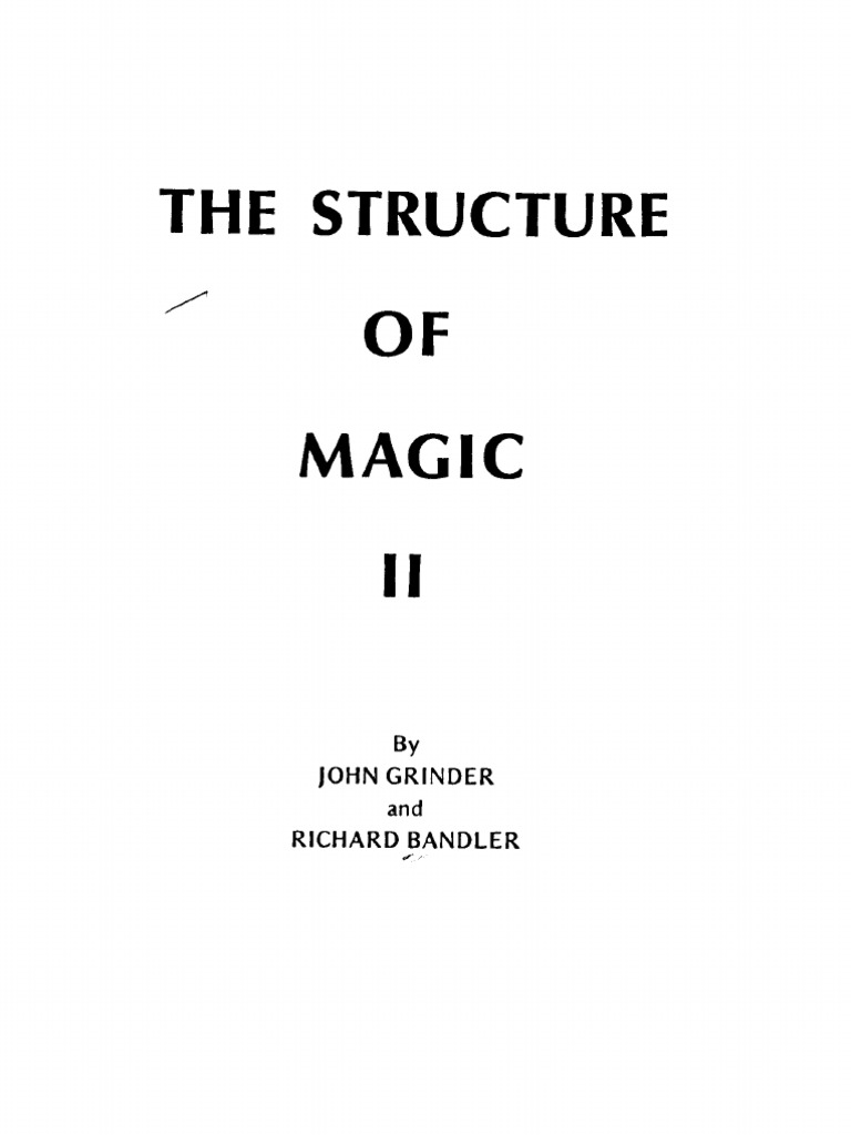 The Structure of Magic Vol II | PDF