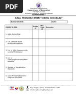 ARAL Program Updates and FAQs | PDF | Teachers | Learning