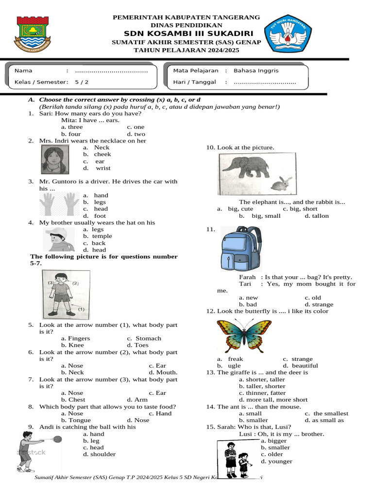 Sas Bahasa Inggris | PDF