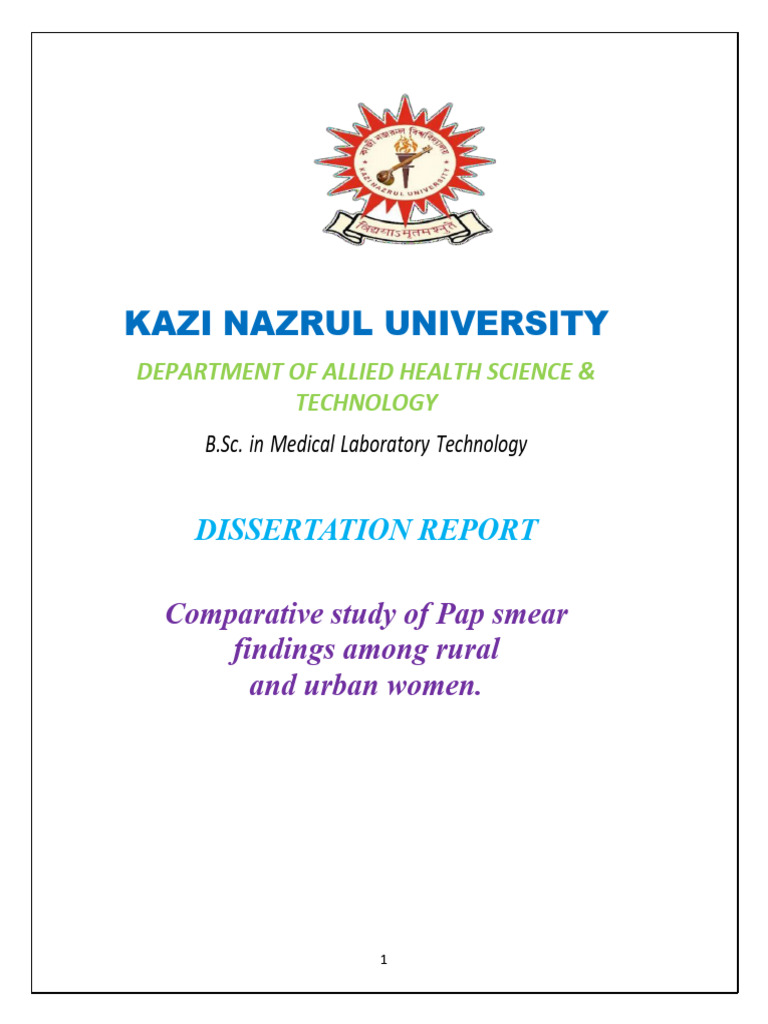 Comparative Study of Pap Smear Findings Among Rural and Urban Women ...