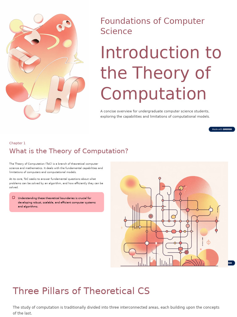 Foundations of Computer Science | PDF | Computational Complexity Theory | Theory Of Computation