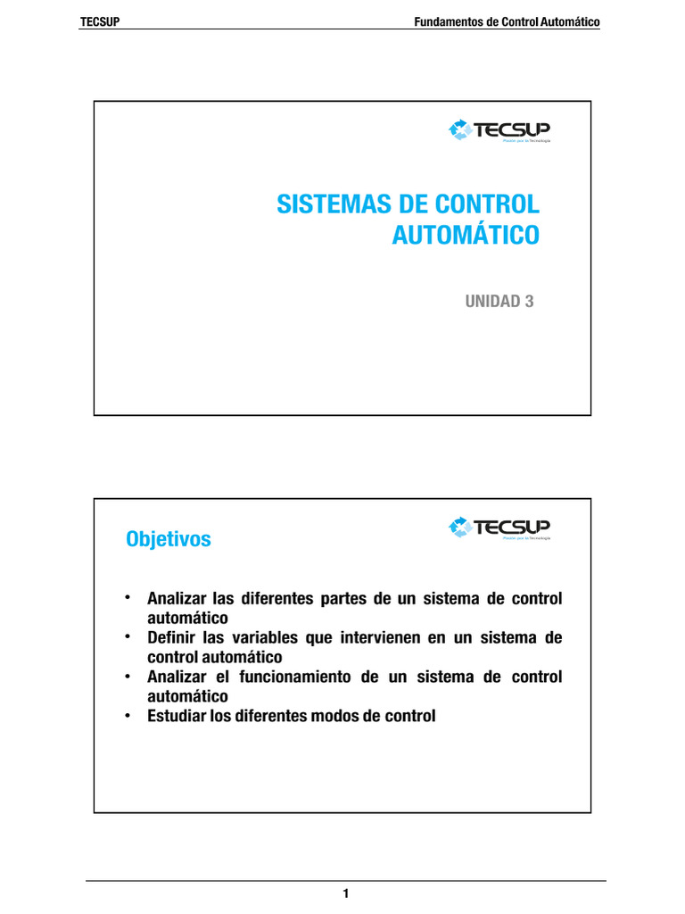 3. Sistema de Control Automático | PDF
