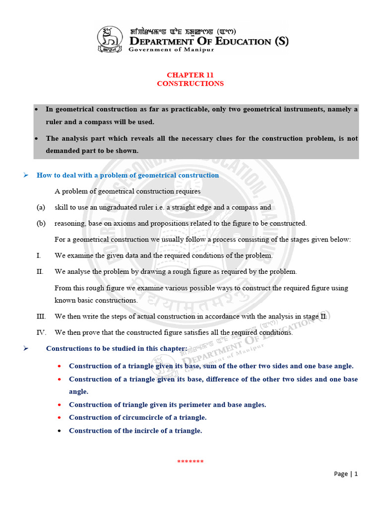 Cl-9(Ch-11) | PDF | Circle | Perpendicular