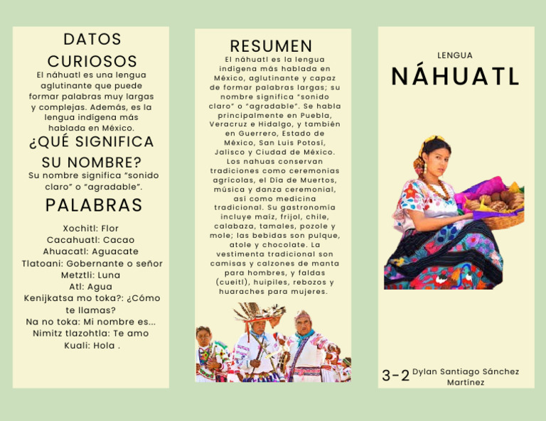 Náhuatl: Lengua y Cultura Indígena | PDF