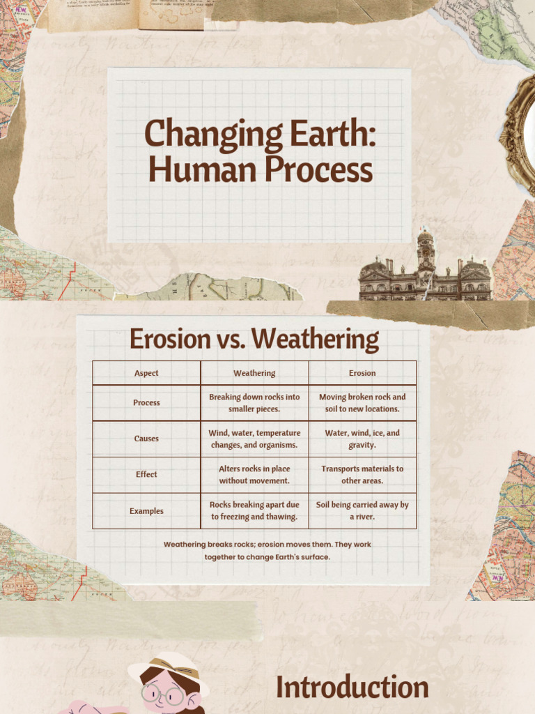 Human Impact on Earth's Surface Changes | PDF