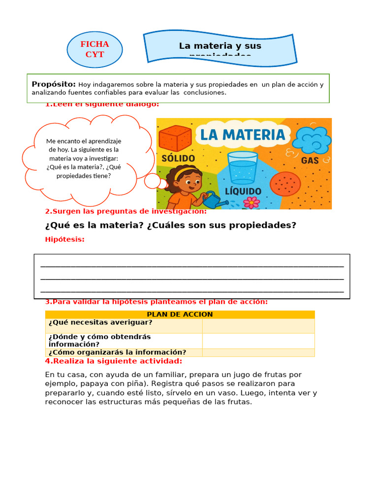 Materia y sus propiedades explicadas | PDF | Sustancias químicas | Química