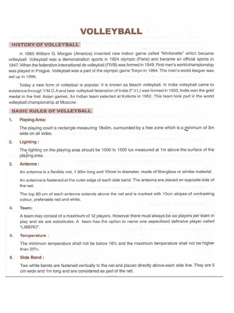 Volleyball | PDF