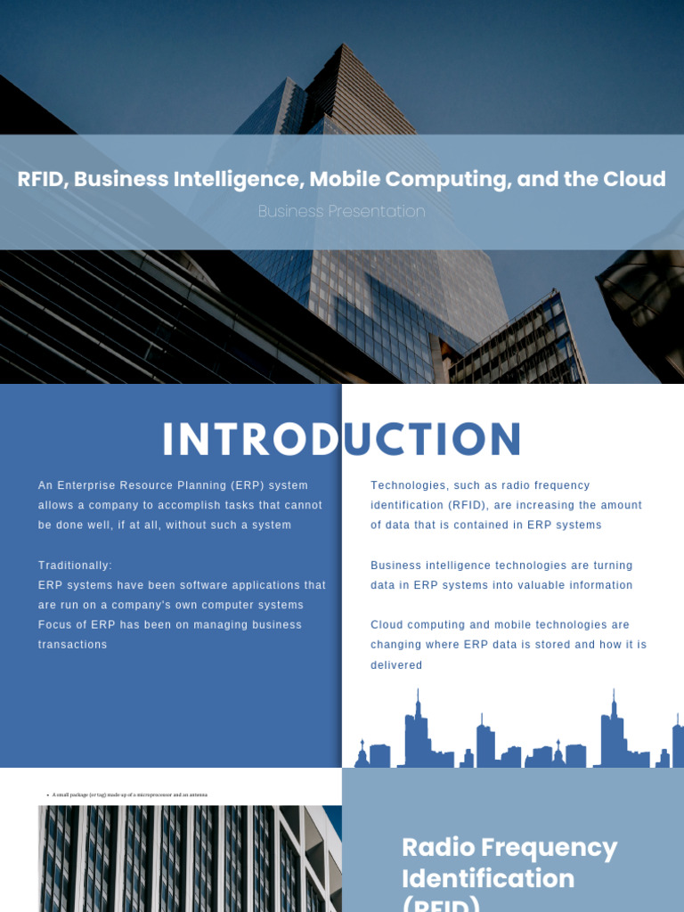 RFID_ERP | PDF | Radio Frequency Identification | Enterprise Resource ...