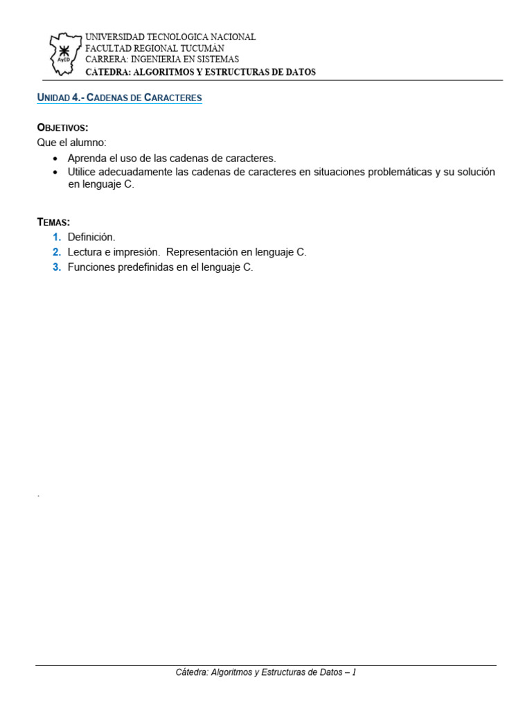Cadenas de Caracteres en C: Guía Completa | PDF | Cadena (informática ...