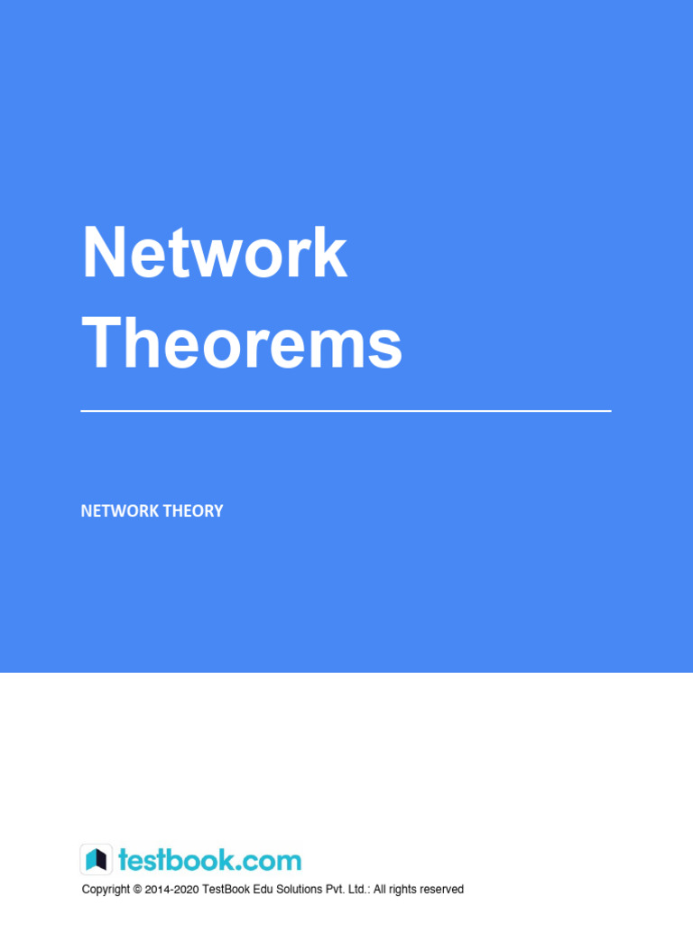 Network Theorems Explained | PDF | Electrical Network | Electrical Circuits