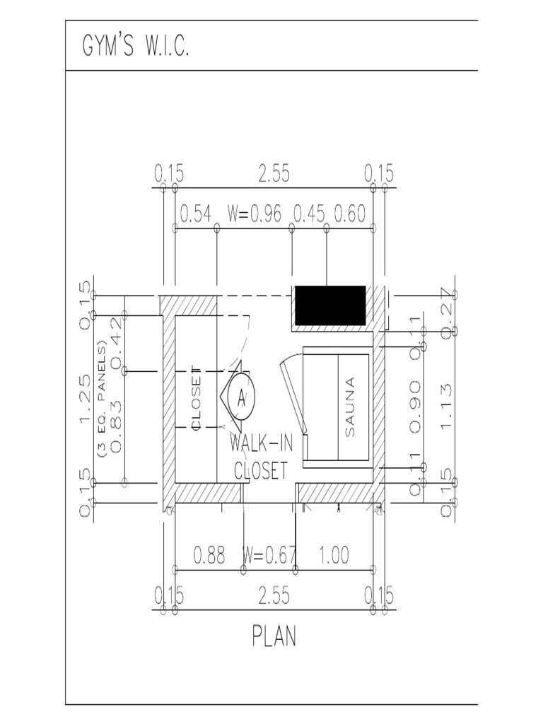 Sauna Layout | PDF